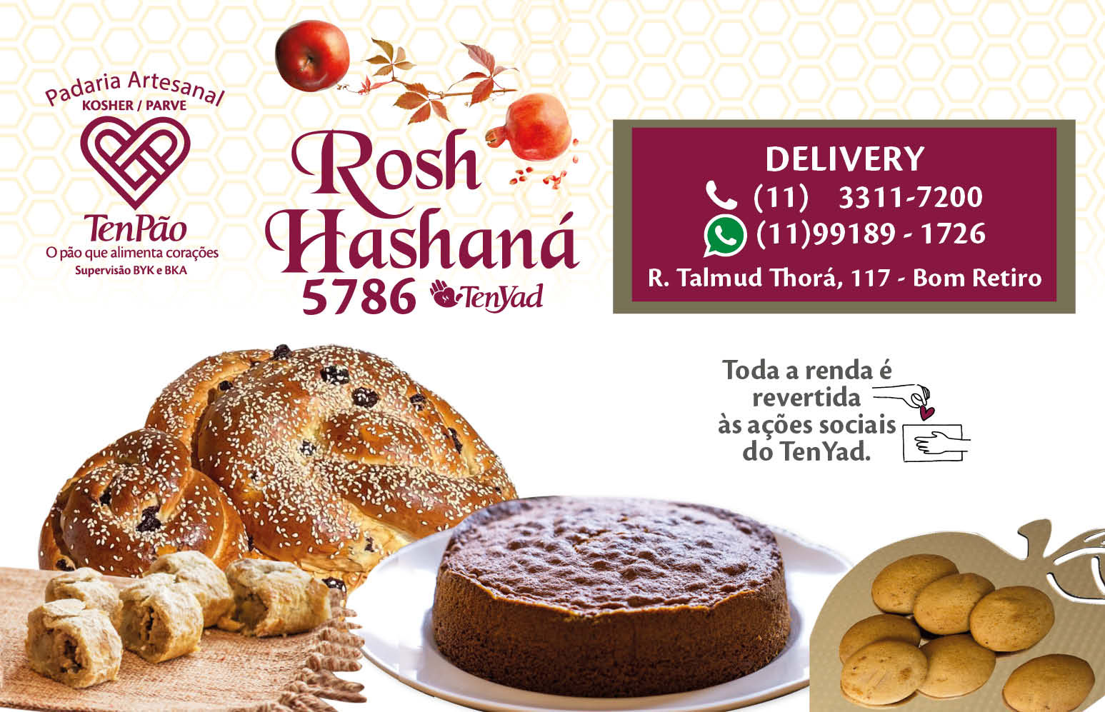 Padaria TenPão - A padaria beneficente e casher doTen Yad